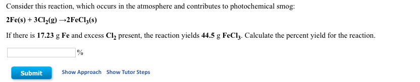 Solved Consider this reaction, which occurs in the | Chegg.com