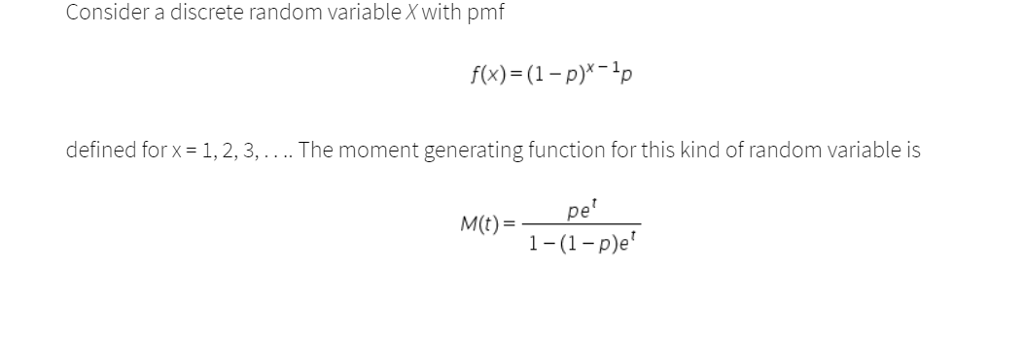 Solved Consider A Discrete Random Variable X With Pmf Fx 