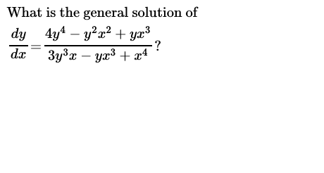Solved What is the general solution of | Chegg.com