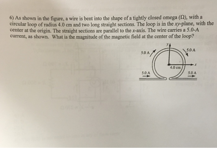 Solved As shown in the figure, a wire is bent into the shape | Chegg.com