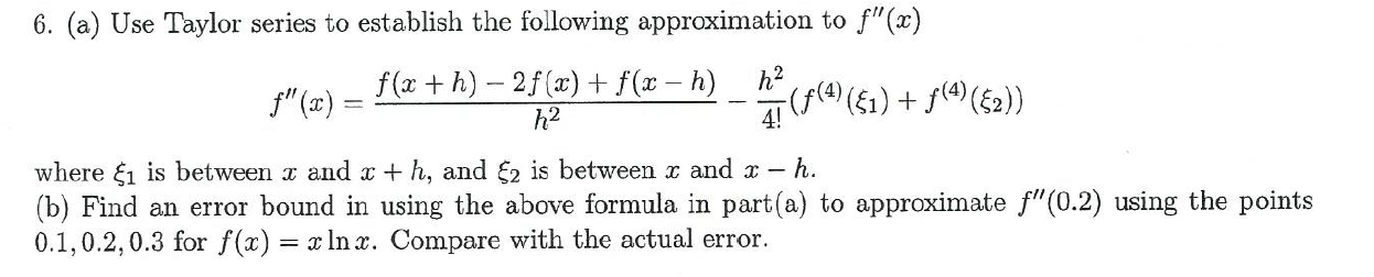 Solved Use Taylor series to establish the following | Chegg.com