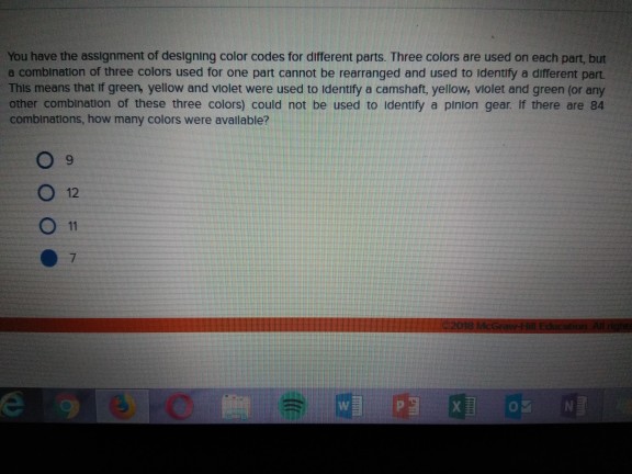 Solved You have the assignment of designing color codes for | Chegg.com