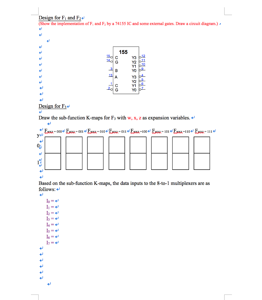 Solved Logic Design EECE 2650 Experiments 3 Design with | Chegg.com