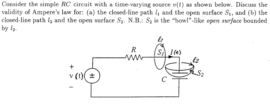 Solved Consider the simple RC circuit with a time-varying | Chegg.com