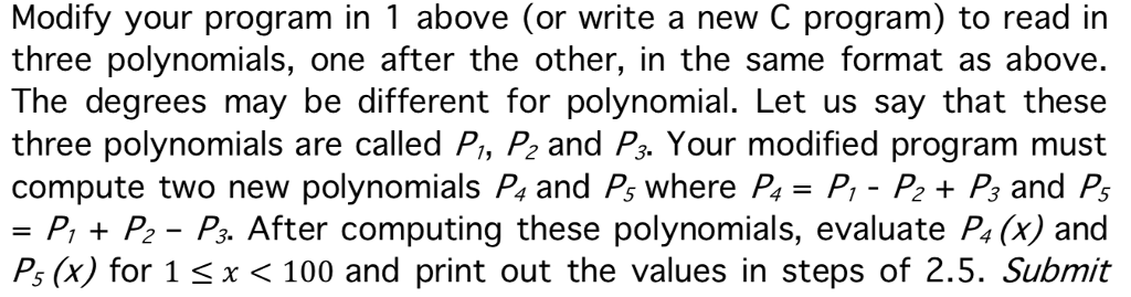 Solved Modify your program in 1 above (or write a new C | Chegg.com