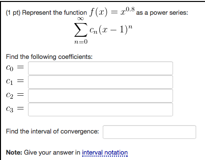 Solved Represent the function f(x) = x^0.8 as a power | Chegg.com