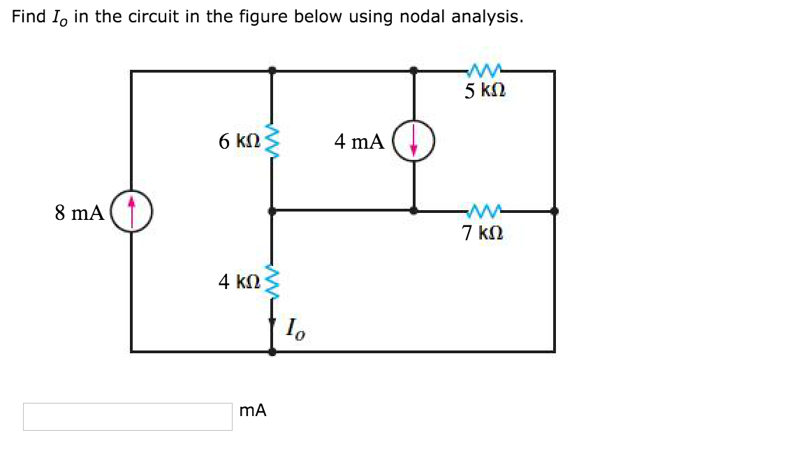 Solved Find Io in the circuit in the figure below using | Chegg.com