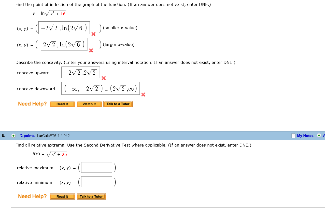 Solved Find the point of inflection of the graph of the | Chegg.com