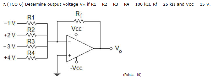 Solved Determine output voltage Vo if R1 = R2 = R3 = R4 = | Chegg.com
