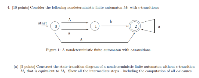Solved 4. [10 points Consider the following nondeterministic | Chegg.com