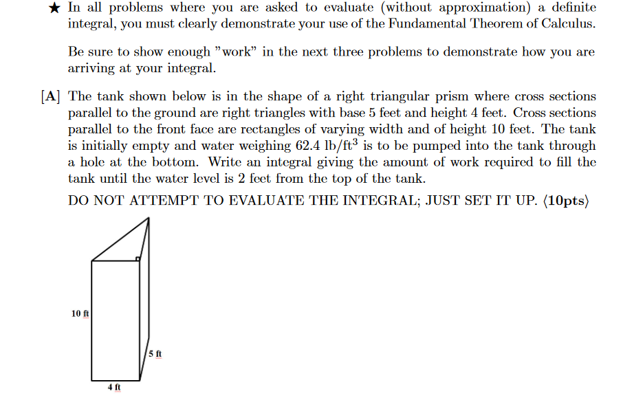 Solved Write an integral giving the amount of work required | Chegg.com