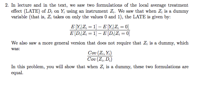 Solved 2. In lecture and in the text, we saw two | Chegg.com