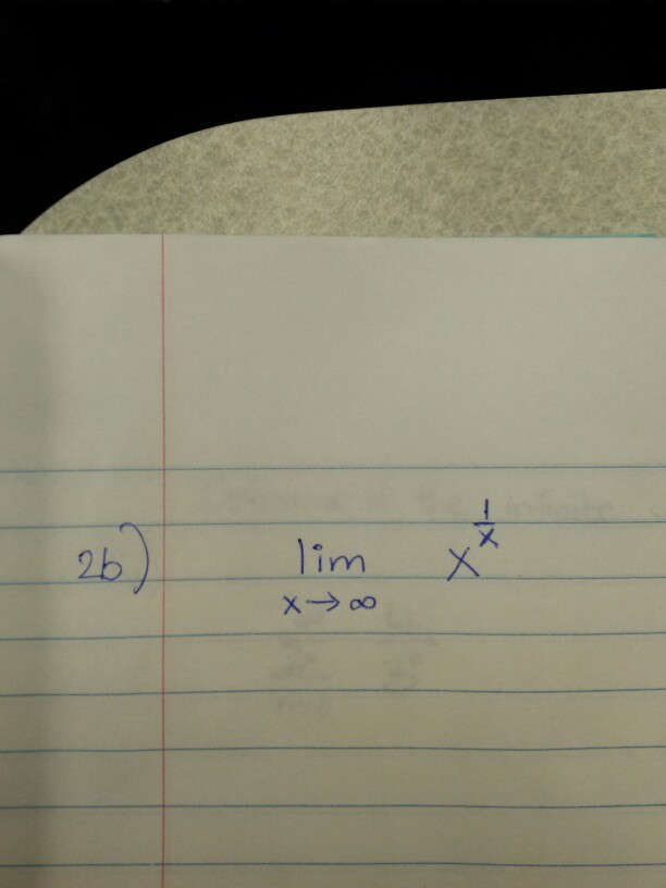 Solved lim_x rightarrow infinity x^1/x | Chegg.com