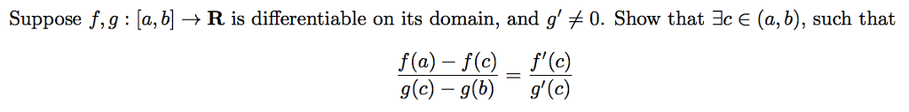Solved Suppose f, g: [a, b] rightarrow R is differentiable | Chegg.com