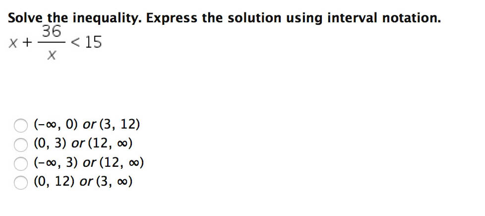 Solved Solve the inequality. Express the solution using | Chegg.com