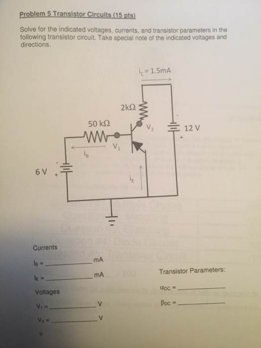 Solved Problem 4: Diode Circuits 15 points) a) Solve the | Chegg.com