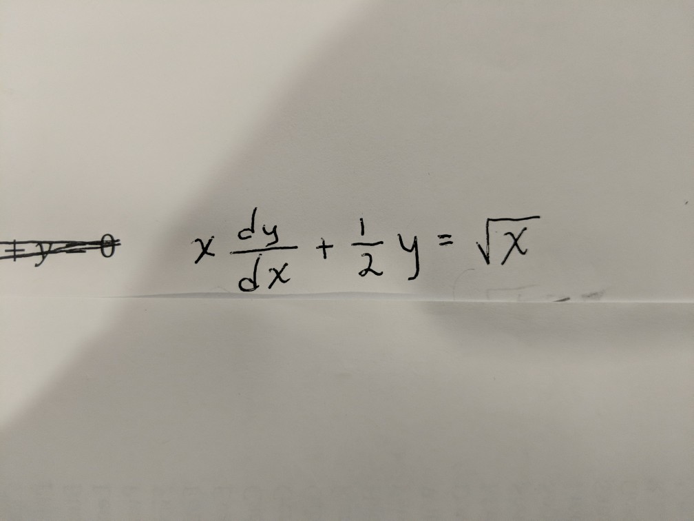 Solved Solve The Following Diff Eq 9731