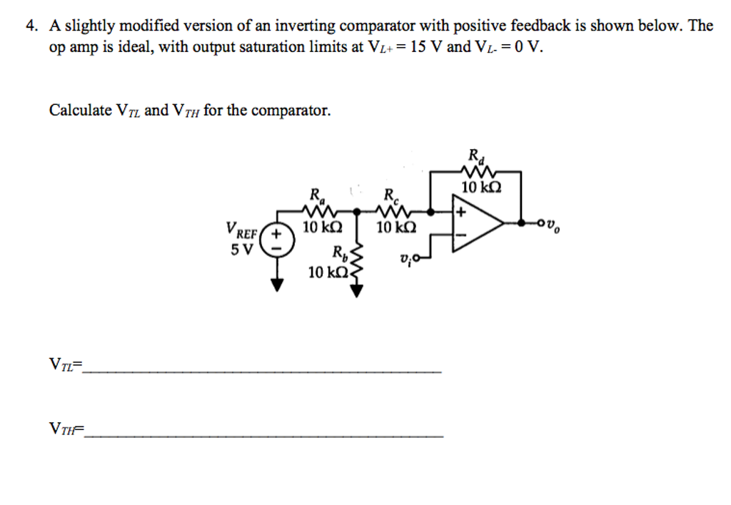 Solved A slightly modified version of an inverting | Chegg.com
