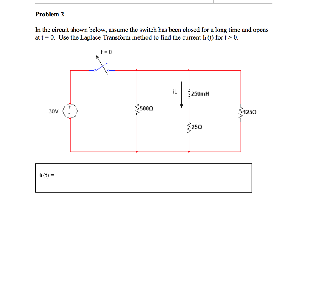 Solved In the circuit shown below, assume the switch has | Chegg.com
