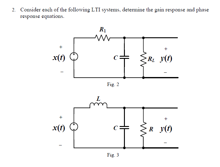 Solved Consider each of the following LTI systems, determine | Chegg.com