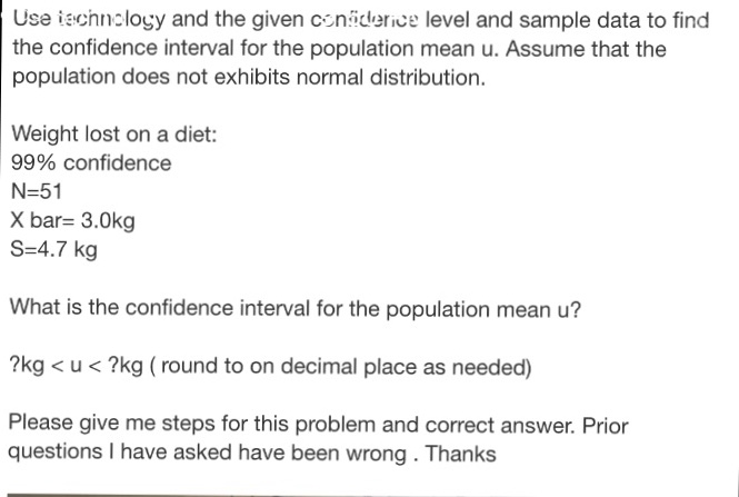 Solved Is the confidence interval affected by the fact that | Chegg.com Solved Is the confidence interval affected by the fact that | Chegg.com