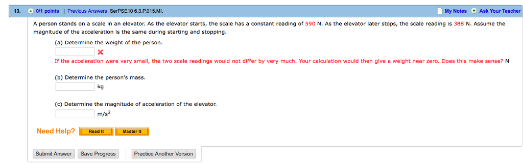 Solved 13. 0/1 points | Previous Answers SerPSE10 | Chegg.com