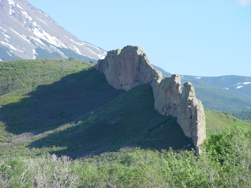 (Solved) - In terms of weathering, explain why the igneous dike stands ...