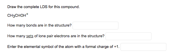 Solved Draw the complete LDS for this compound. CH3CHOH How | Chegg.com