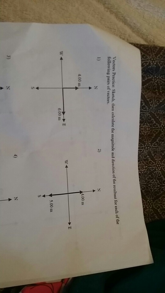 Solved Vectors Practice Sketch Then Calculate The