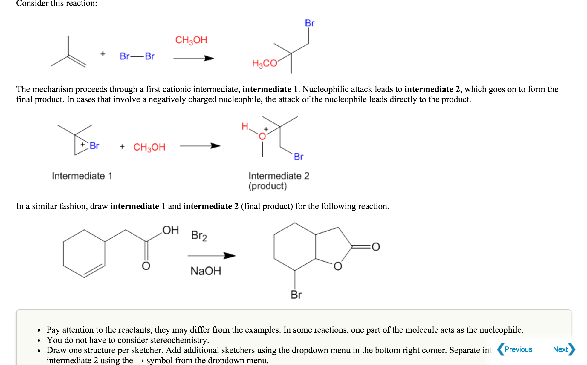 Solved Consider this reaction: The mechanism proceeds | Chegg.com