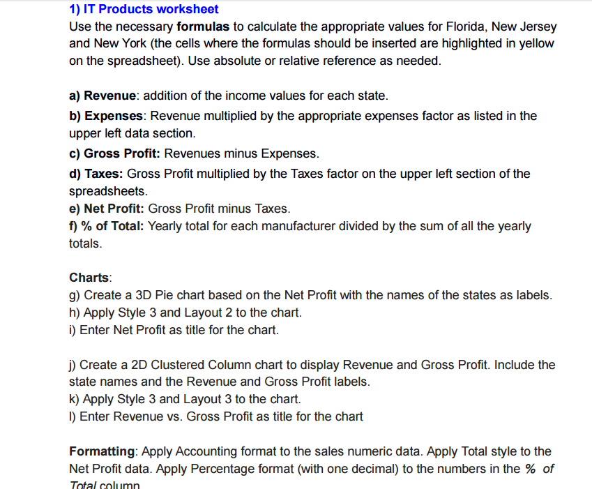Requirements Worksheet
