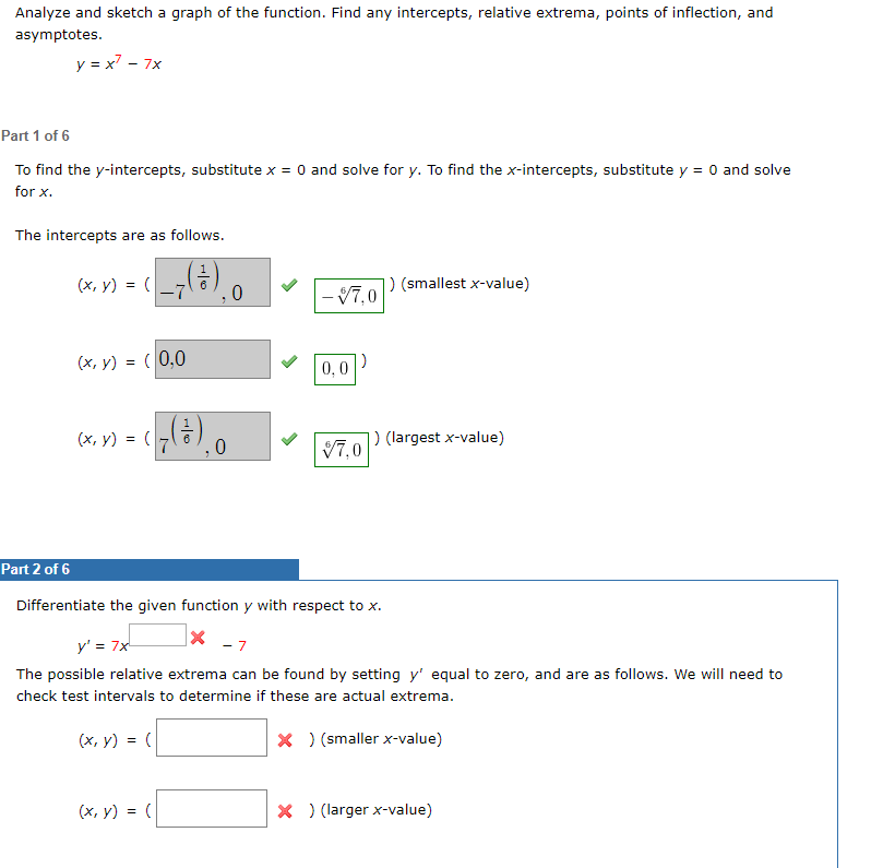Solved Analyze and sketch a graph of the function. Find any | Chegg.com