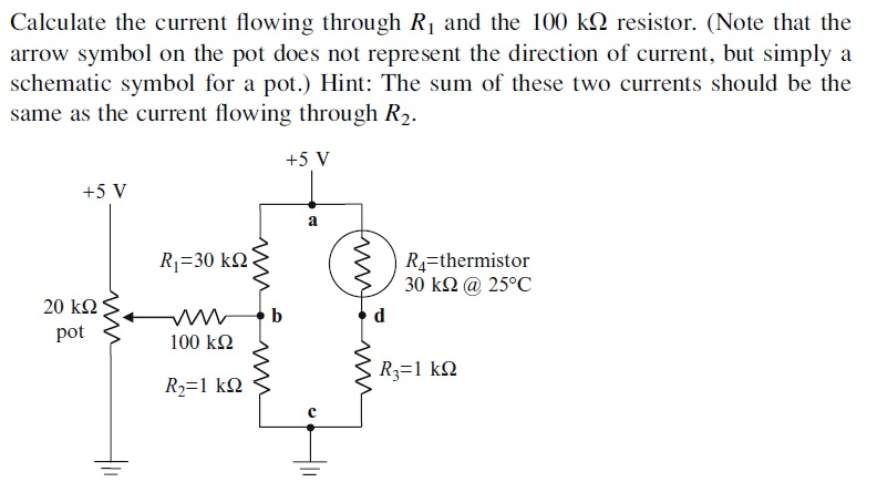 Solved Calculate the current flowing through R1 and the | Chegg.com
