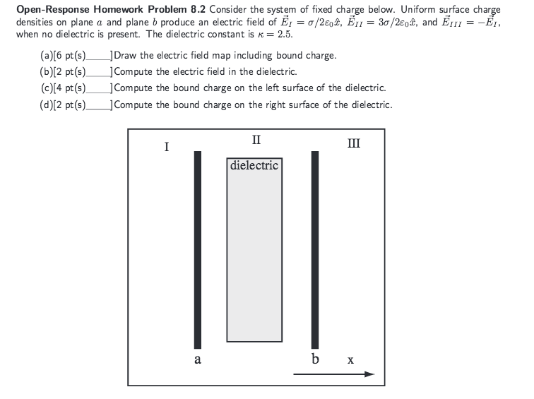 Open-Response Homework Problem 8.2 Consider the | Chegg.com