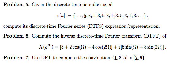 Solved Given the discrete-time periodic signal | Chegg.com