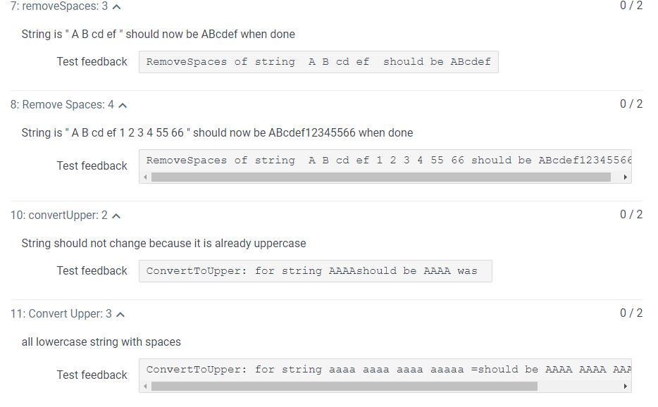 Solved Not sure what is wrong with my code for me to get the | Chegg.com