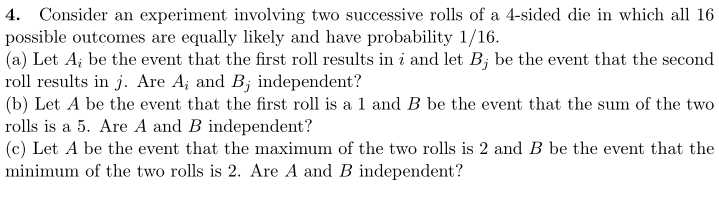 Solved 4. Consider an experiment involving two successive | Chegg.com