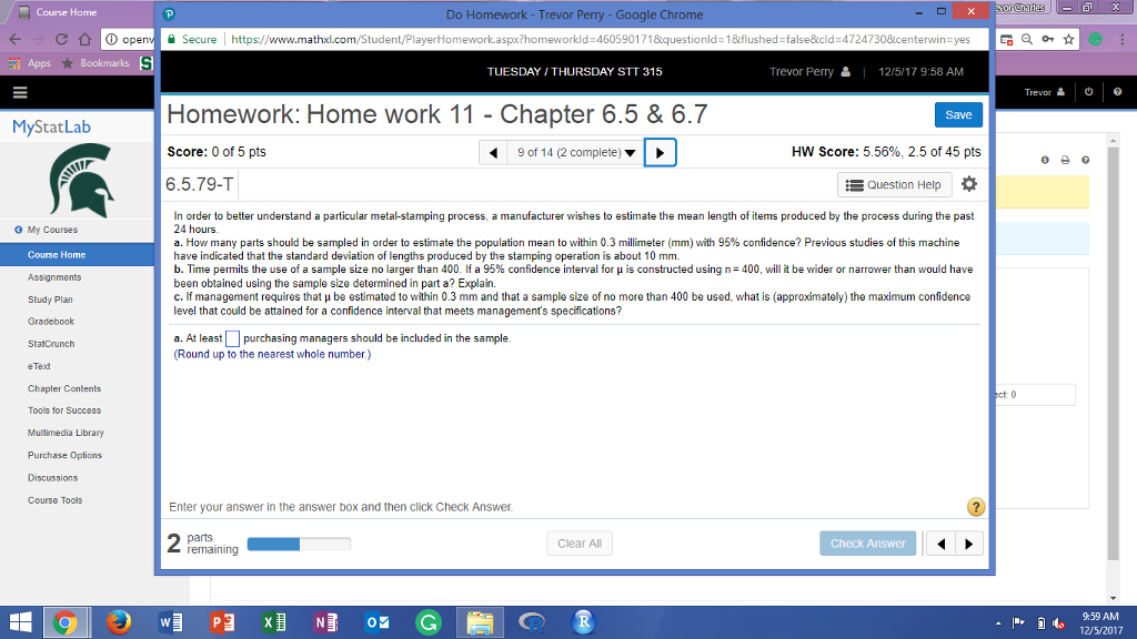 Solved Course Home Google Chrome 을 Secure ! https://wwww.mat | Chegg.com