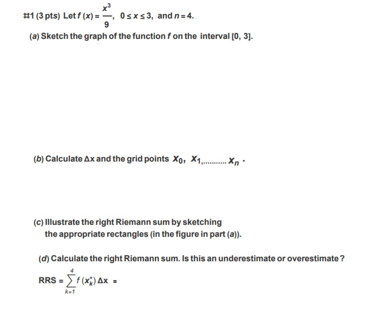Solved =4. (a) Sketch the graph of the function fon the | Chegg.com