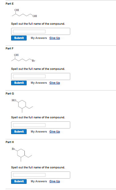 Solved Problem 3.83 What is each compound's systematic name? | Chegg.com