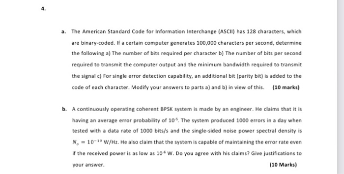 Solved The American Standard Code for Information | Chegg.com