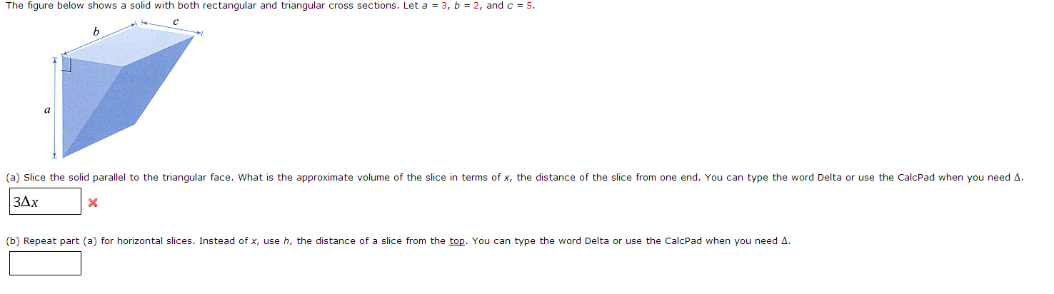 Solved The figure below shows a solid with both rectangular | Chegg.com
