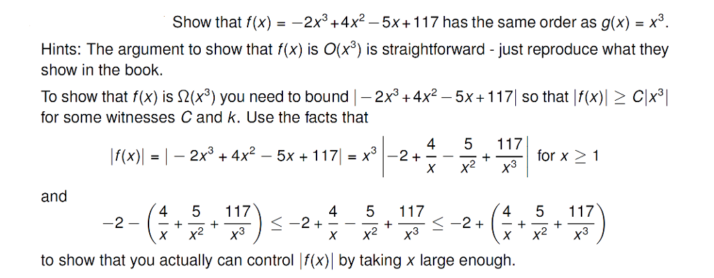 Solved Show that f(x)--2x3 + 4x2-5x + 1 1 7 has the same | Chegg.com