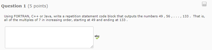 Solved Question 1 (5 points) Using FORTRAN, C++ or Java, | Chegg.com Solved Question 1 (5 points) Using FORTRAN, C++ or Java, | Chegg.com