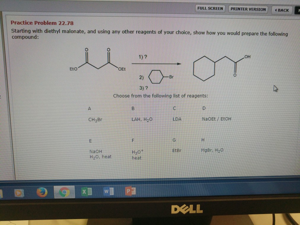 Solved FULL SCREEN PRINTER VERSION BACK Practice Problem | Chegg.com