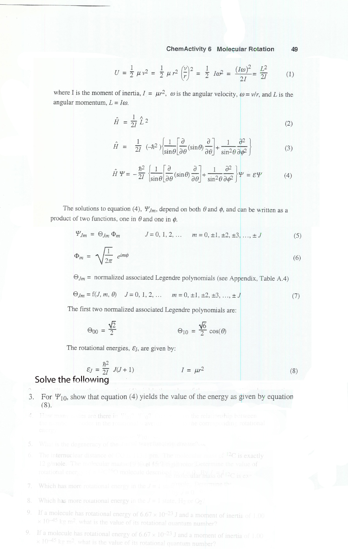 Solved U = 1/2 muv^2 = 1/2 mu r^2 (v/r)^2 = 1/2 Iomega^2 = | Chegg.com