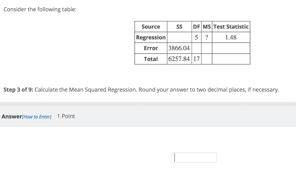 Solved Consider the following table: Source SS DF MS Test | Chegg.com Solved Consider the following table: Source SS DF MS Test | Chegg.com