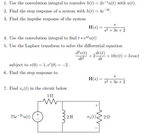 Solved 8. Write the integrodifferential equation describing | Chegg.com