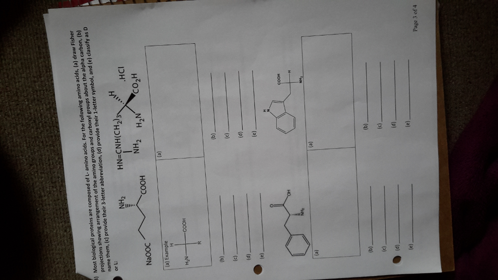 Solved Most biological proteins are composed of L-amino | Chegg.com