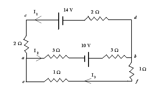 Solved 5. We want to solve for the currents I1, I2 and I3 | Chegg.com